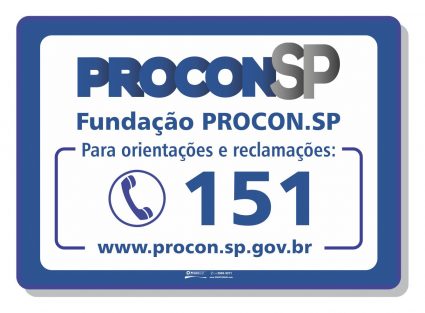 Sinalização Procon SP